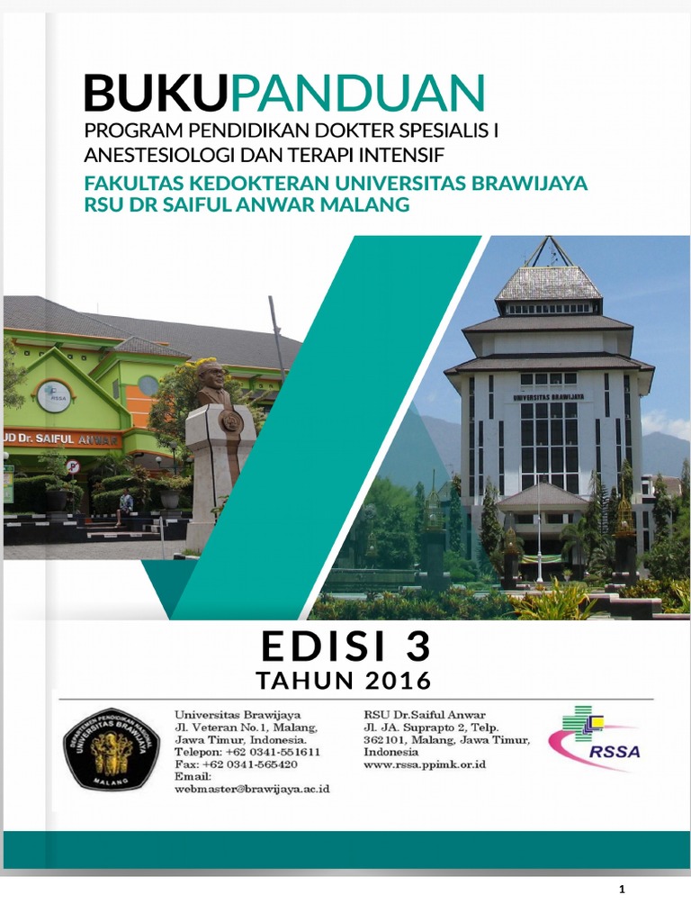 Buku Panduan PPDS UB Revisi 2016-Odi-Edit1 | PDF | Sains & Matematika