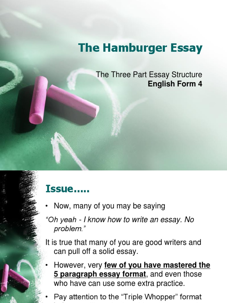 The Hamburger Structure in PDF | PDF | Hamburgers | Essays