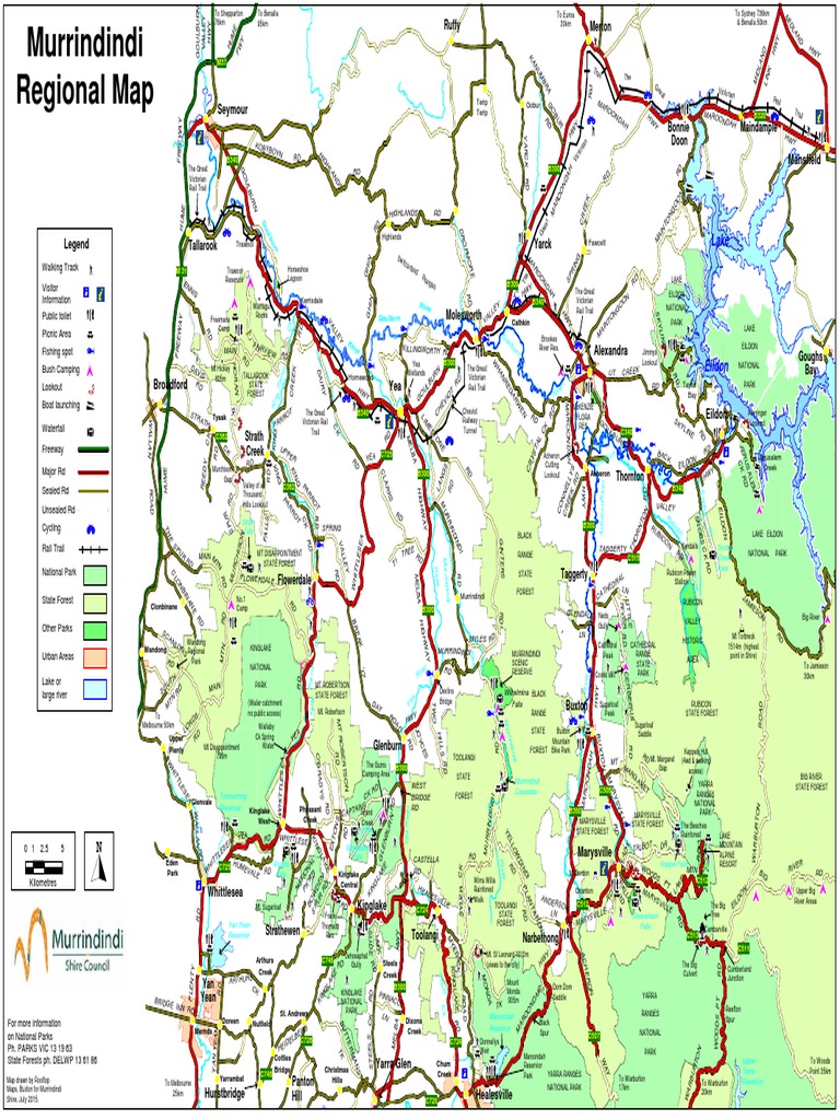 Murrindindi Regional Map | PDF