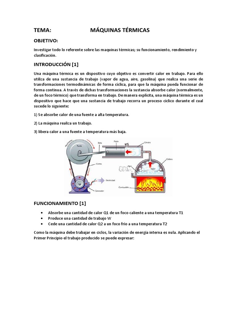 Máquinas Termicas | PDF | Calor | Turbina
