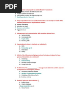 Management Exit Exam Course Overview | PDF | Goal | Resource