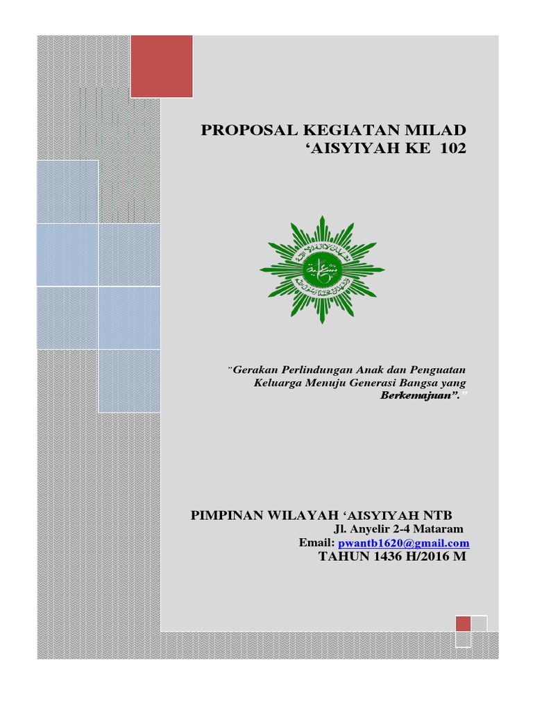 Proposal Milat Aisyiyah Rev 2 | PDF