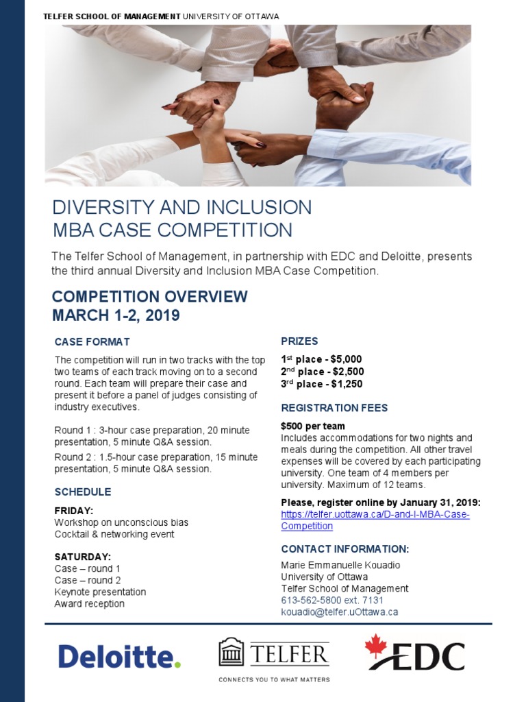 Invitation - 2019 DI MBA Case Competition | PDF