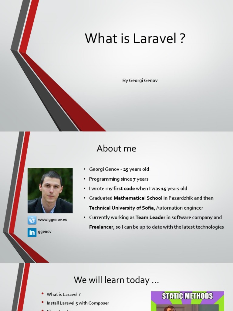 What Is Laravel 23 August 2017 | PDF | Databases | Computer Programming