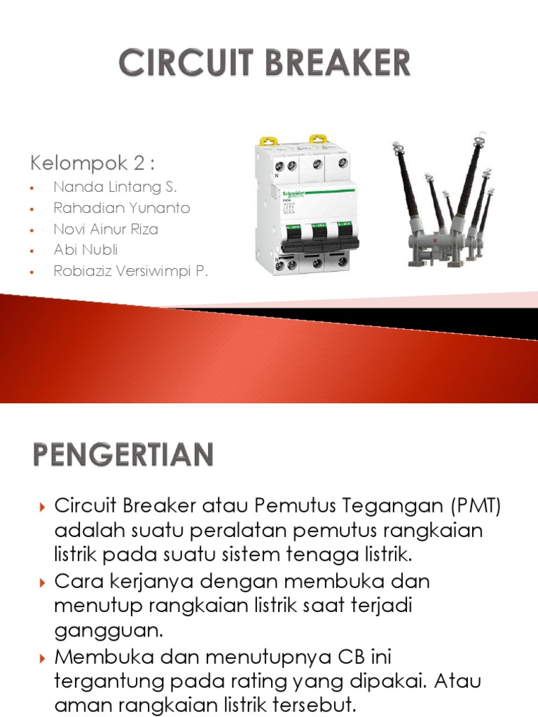 Jenis dan Fungsi Circuit Breaker | PDF
