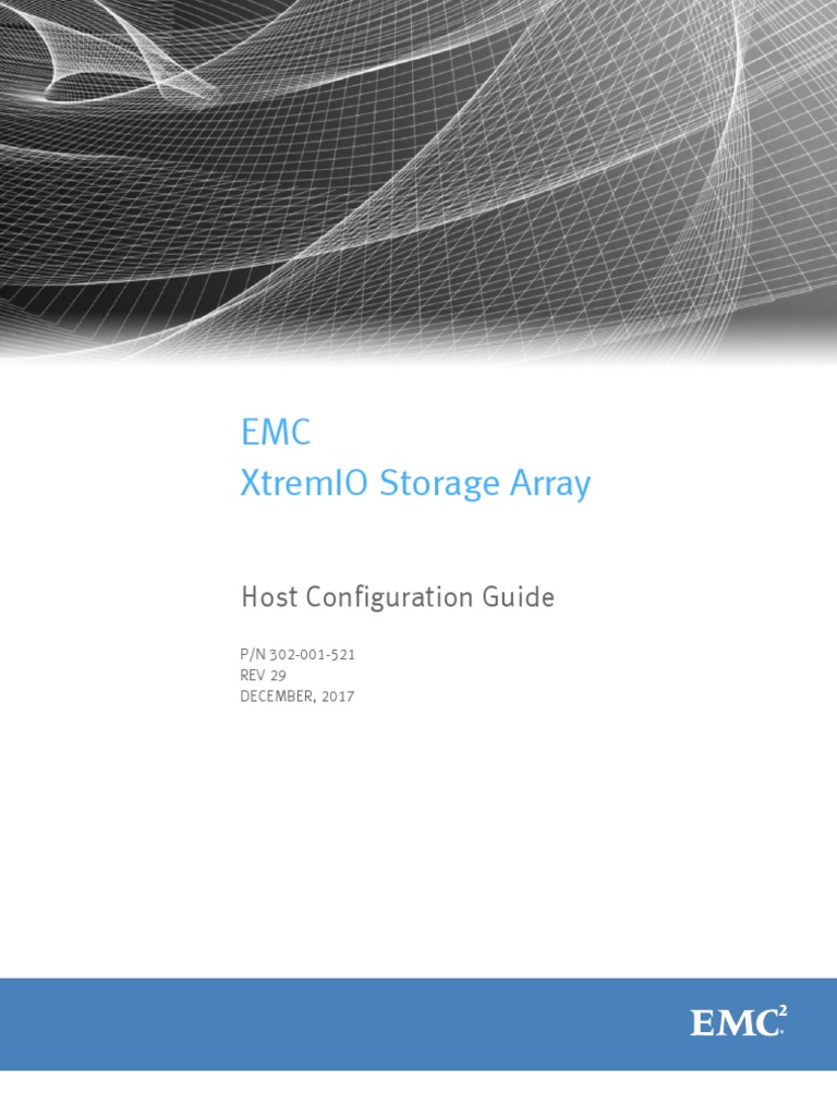 Docu56210 - XtremIO Host Configuration Guide PDF | PDF | V Mware | File System
