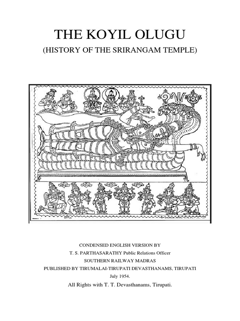 The Koyil Olugu | PDF | Vaishnavism | Theistic Indian Philosophy