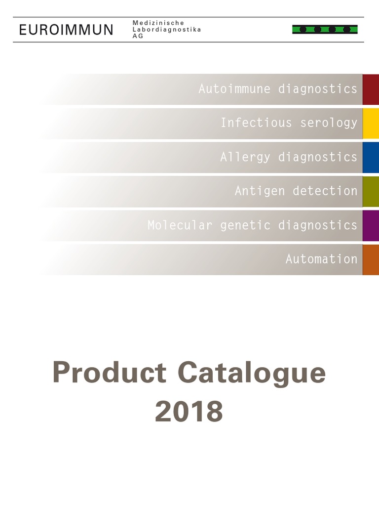 Catalogue Euroimmun Medical Laboratory | PDF | Western Blot | Autoimmunity
