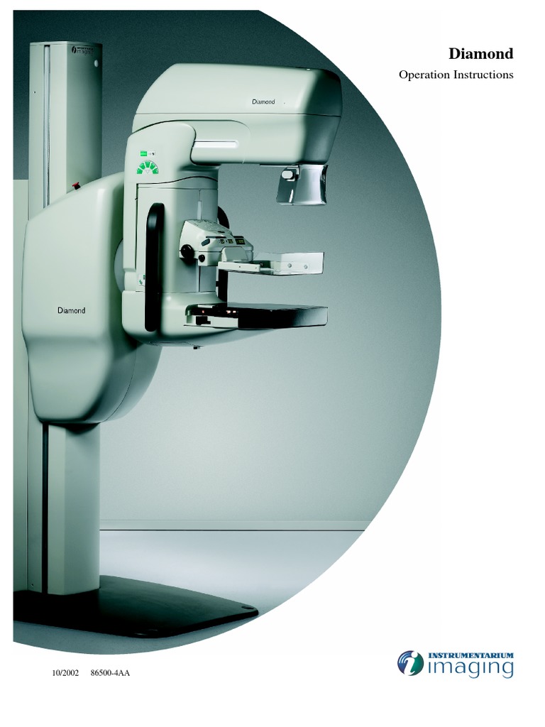 Diamond Operation Instructions | PDF | Radiation Protection | Mammography