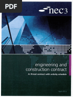 NEC3 Engineering and Construction Contract | PDF