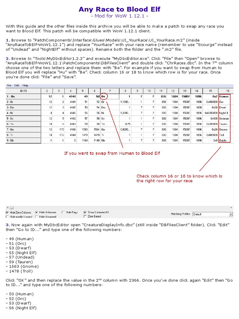 Guide | PDF | World Of Warcraft | Races And Factions Of Warcraft
