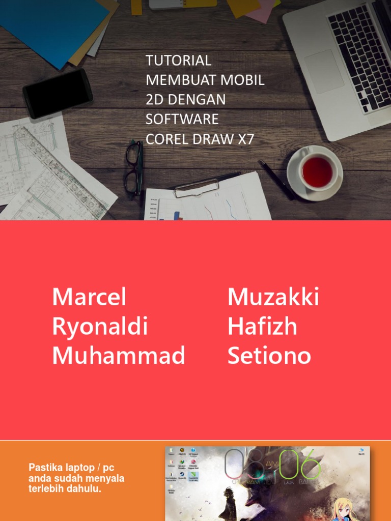 Tutorial Membuat Mobil 2d Dengan Software CorelDRAW | PDF