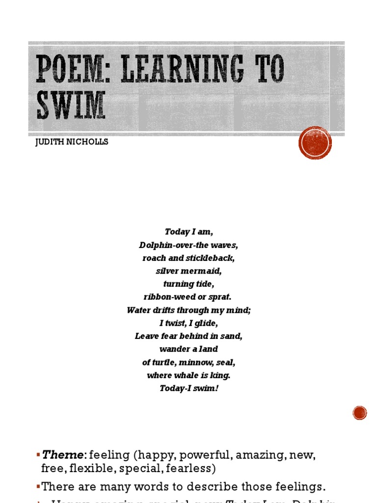 Learning To Swim | PDF
