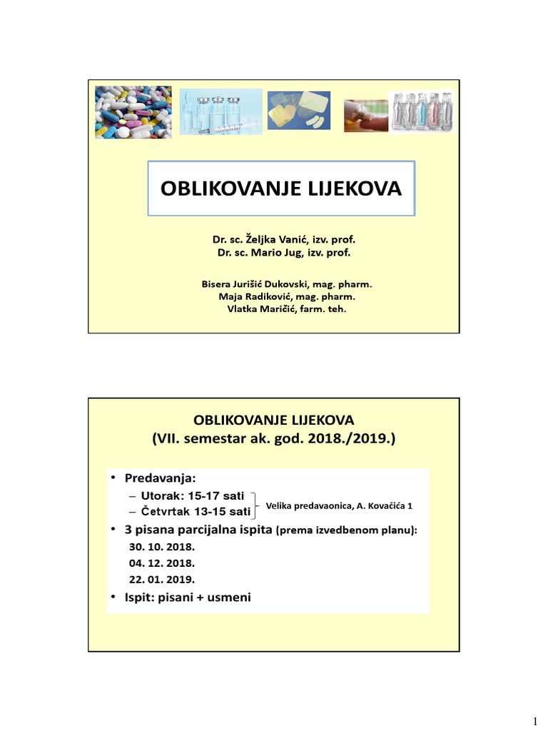 P1-Uvod U Predmet | PDF