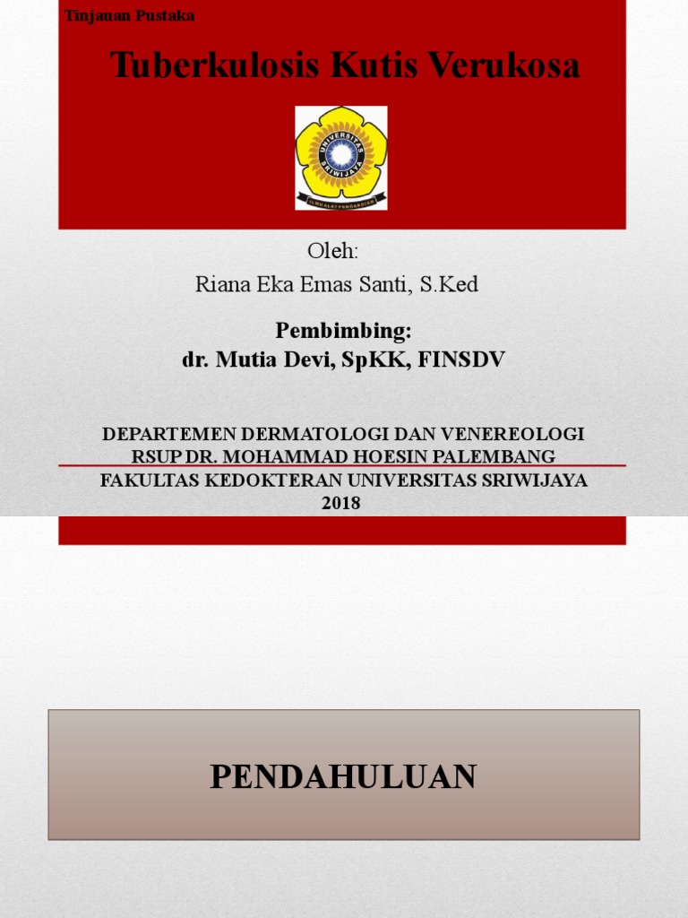 Tuberkulosis Kutis Verukosa: Diagnosis dan Terapi | PDF | Pengembangan Diri