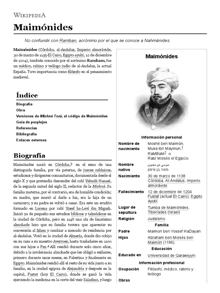 Maimónides | PDF | Maimónides | Tora
