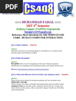 CS603 Software Architecture and Design Handouts | PDF | Conceptual Model | Design