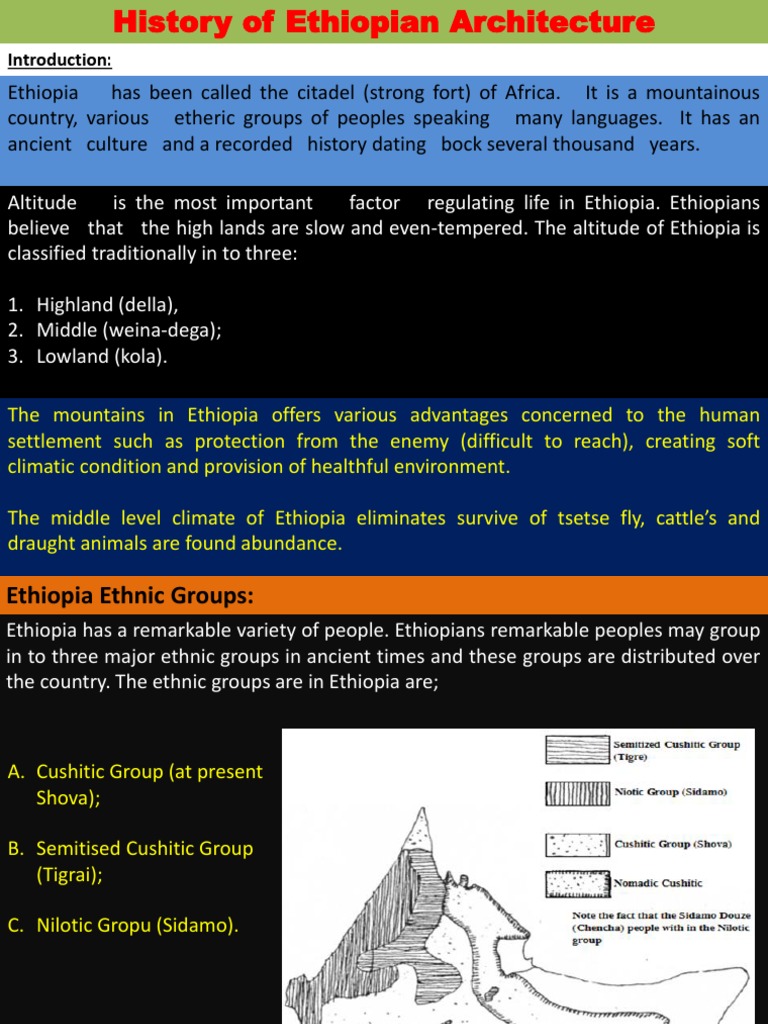 Overview of Ethiopian Architecture | PDF | Ethiopia | Roof