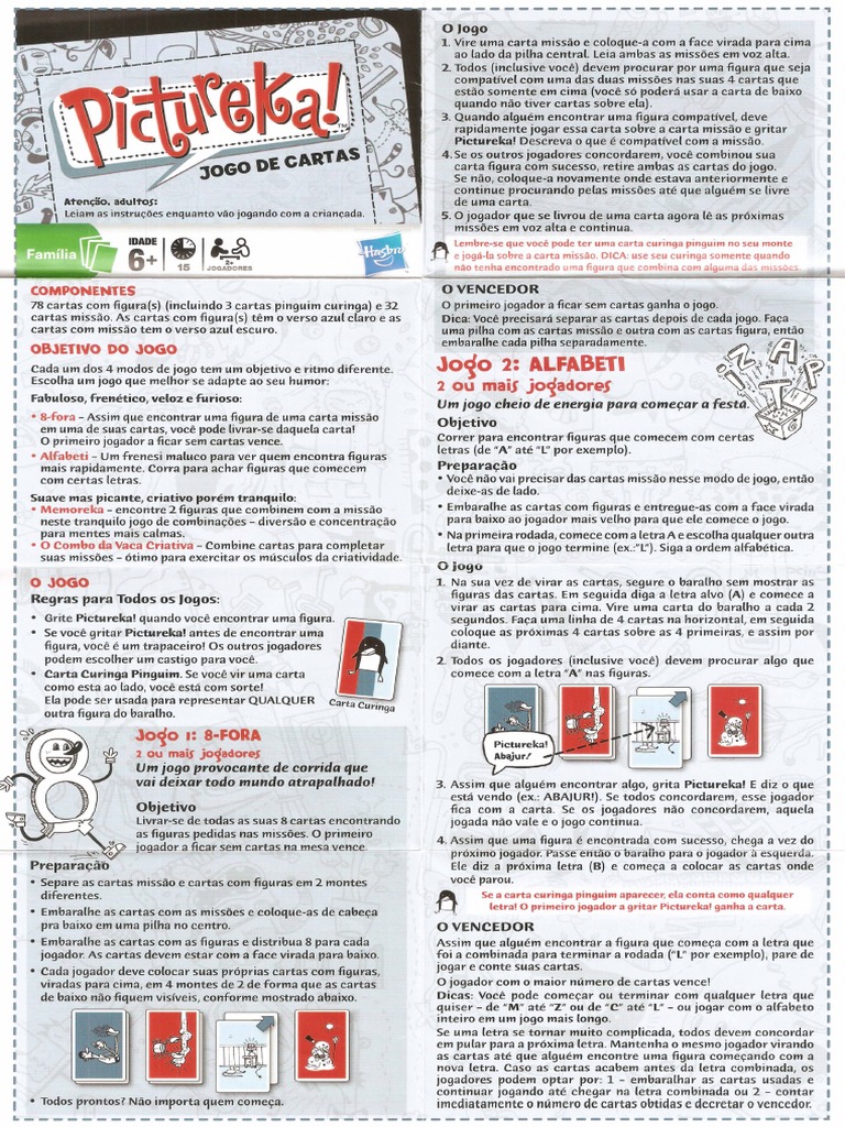 Regras Pictureka PDF | PDF