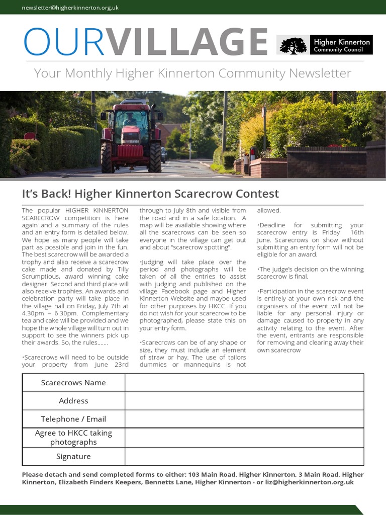 Higher Kinnerton Newsletter 0617 | PDF | Leisure