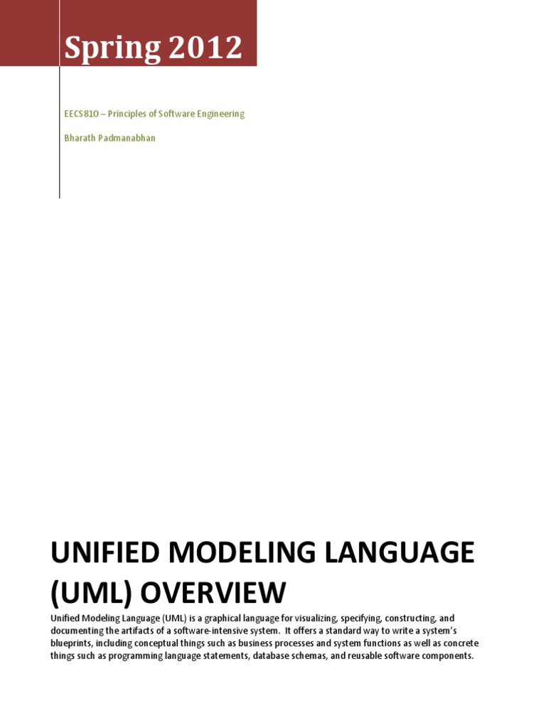 Uml Diagrams Pdf Download Free Pdf Unified Modeling Language