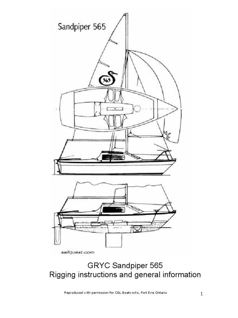Sandpiper 565 Rigging Manual | PDF | Sailing Ships | Water Sports