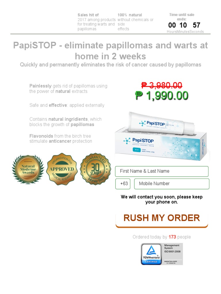 Eliminate Papillomas and Warts at Home in 1 Treatment Course - PapiSTOP ...