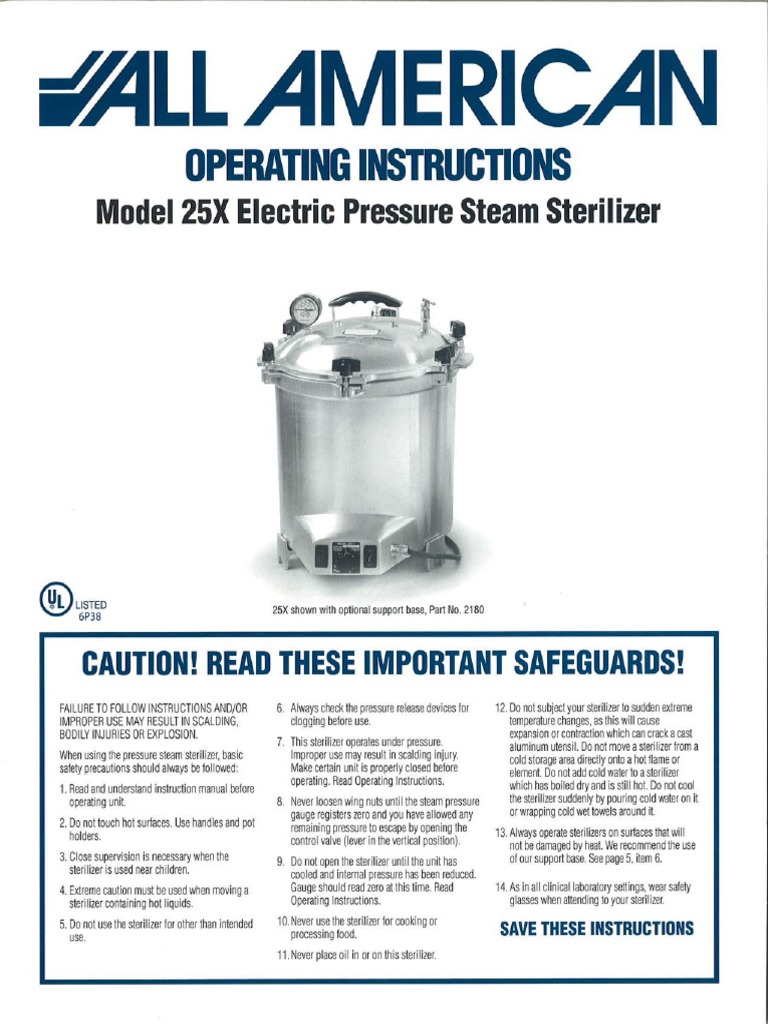 Autoclave 25X Ingles | PDF Autoclave 25X Ingles | PDF