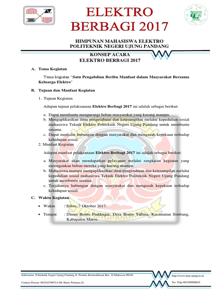 Contoh Konsep Acara | PDF