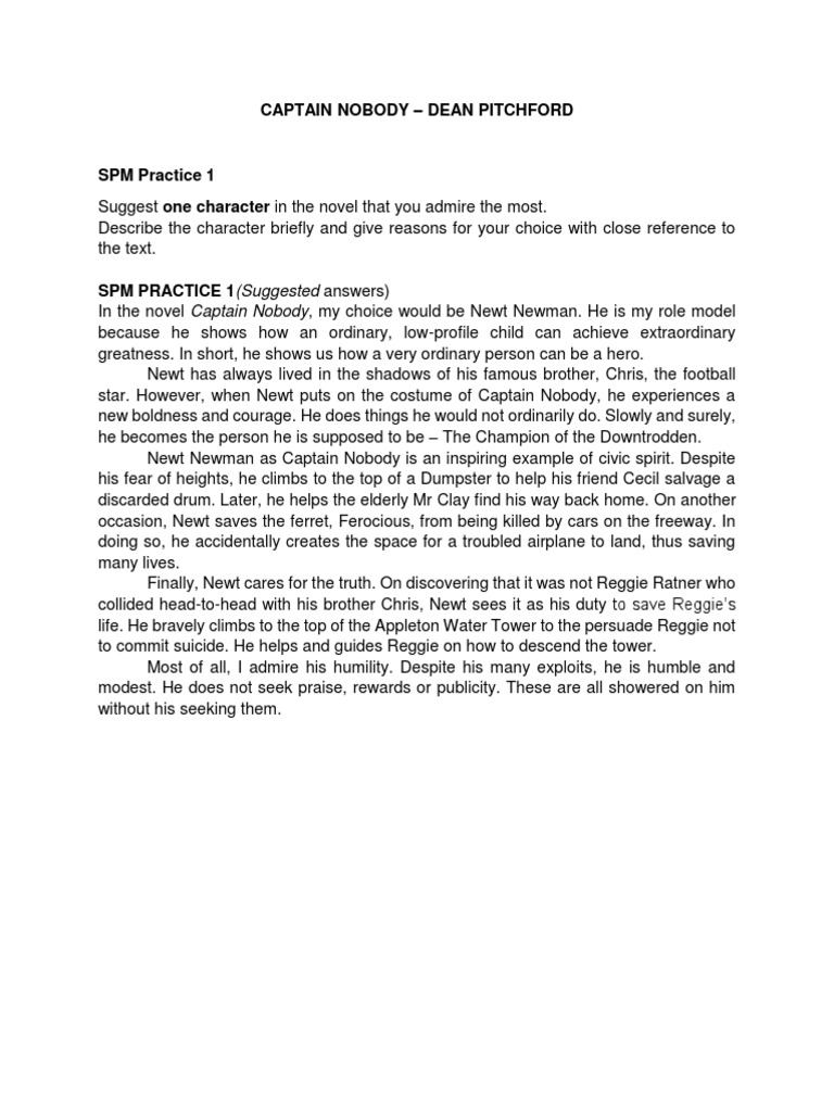 Captain Nobody | PDF