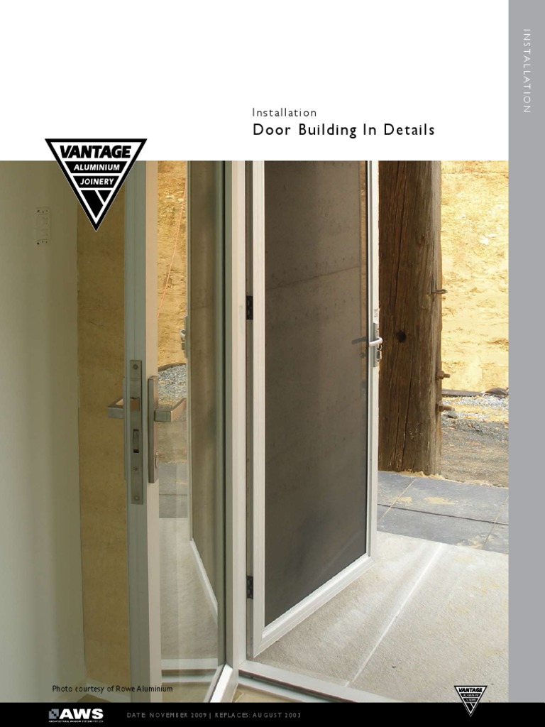 Door Building in Details: Installation | PDF | Framing (Construction ...