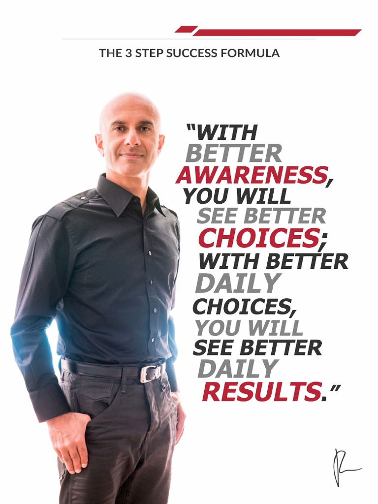 The 3 Step Success Formula | PDF