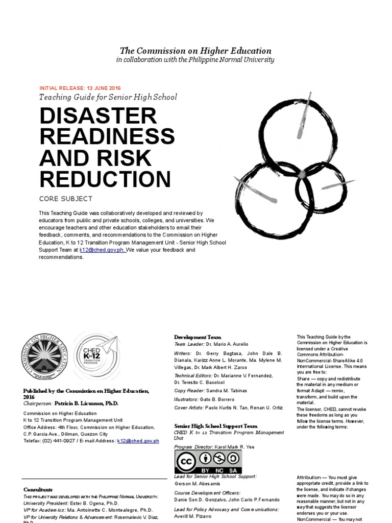 DRR Teaching Guide Word | PDF | Hazards | Disaster Risk Reduction