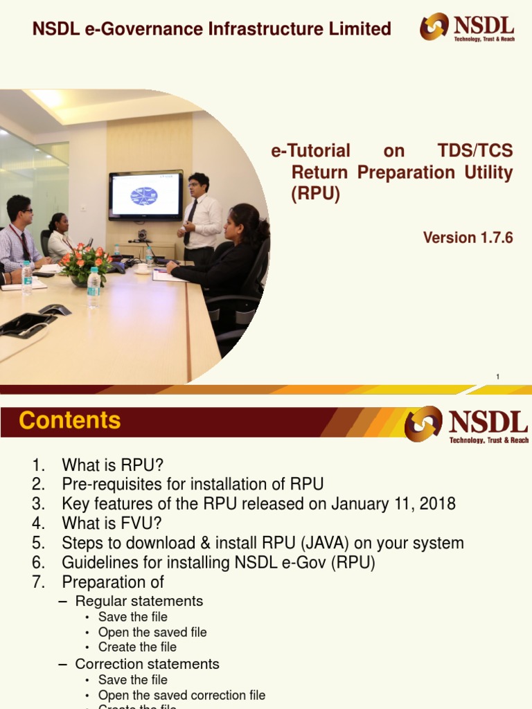 Download TDS RPU Utility Guide | PDF | Payments | Government