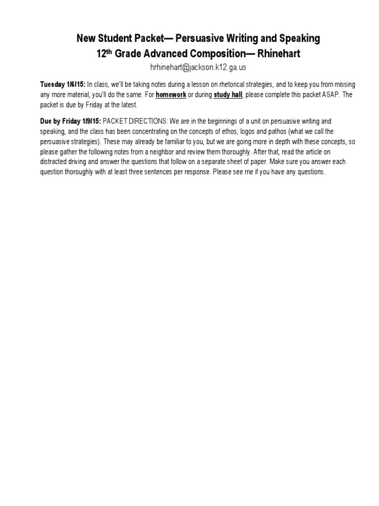 Guided Notes On Ethos Logos and Pathos | PDF | Logos | Cognition