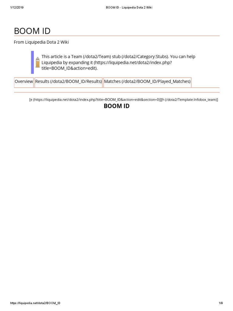 Boom Id | PDF | Blizzard Entertainment | Gaming