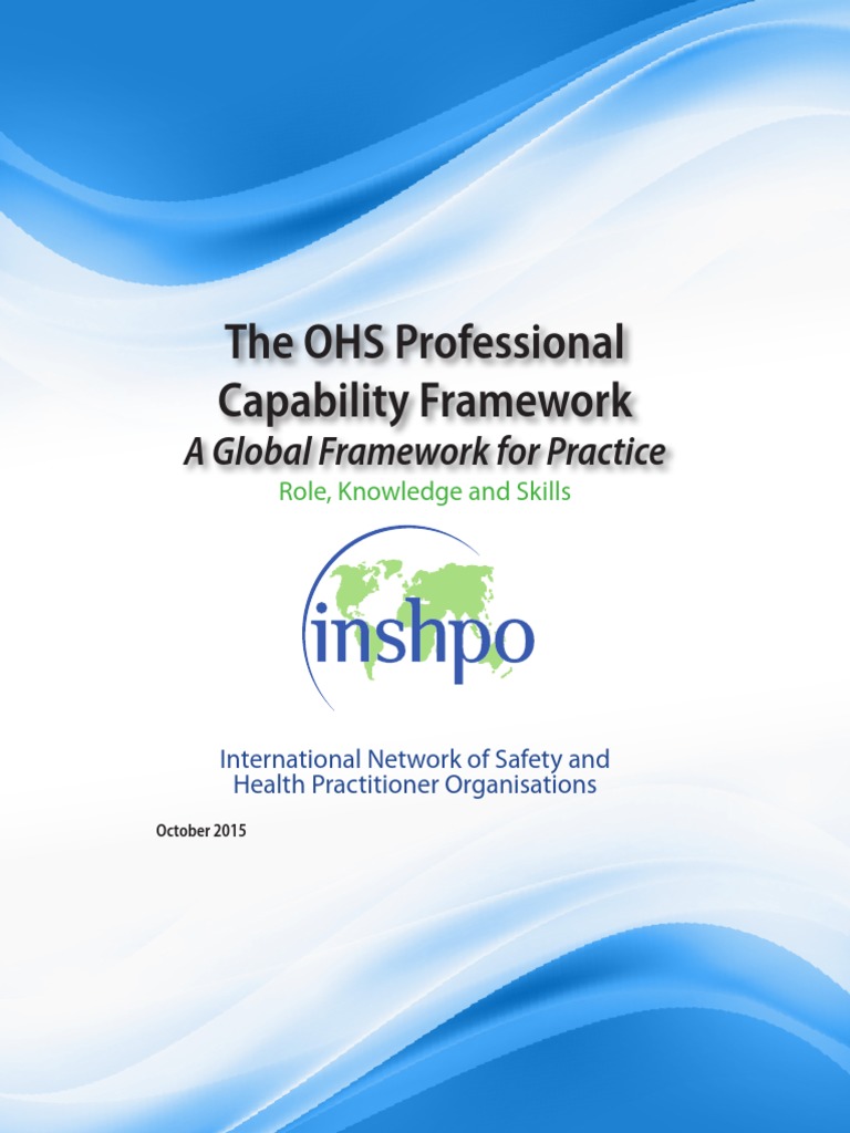 OHS Professional Capability Framework | PDF | Occupational Safety And ...