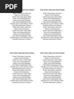 Lirik Lagu Sungai SukacitaMu | PDF