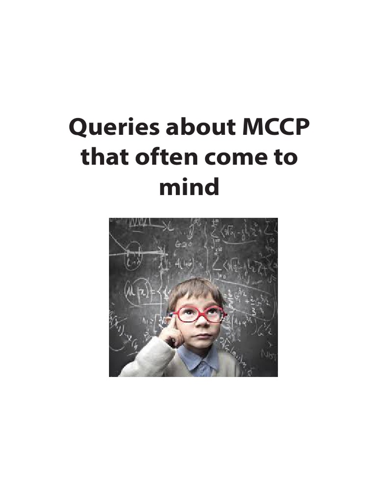 MCCP Registration and Exam FAQs | PDF | Cheque | Identity Document