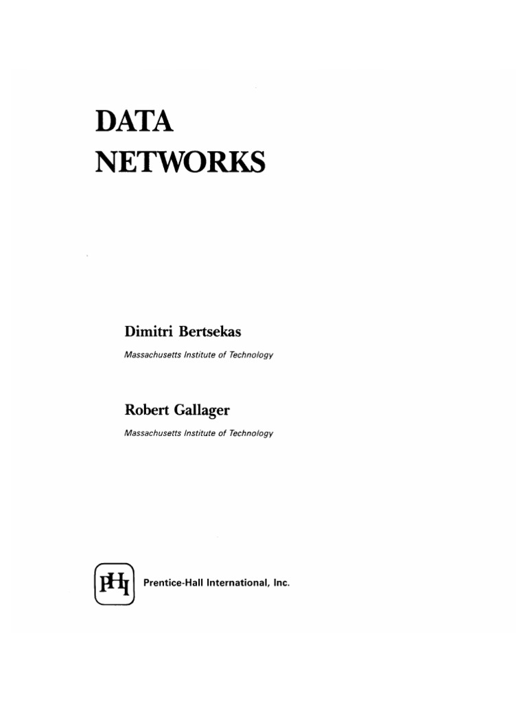 Data Networks: Dimitri Bertsekas | PDF | Error Detection And Correction ...
