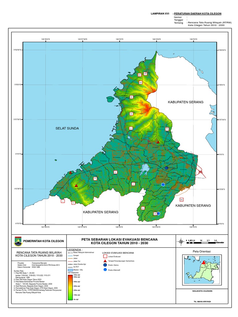 Peta 16 - Evakuasi Bencana | PDF