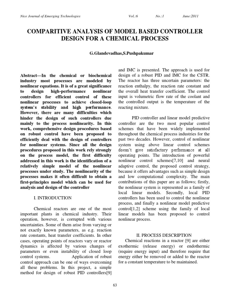 Gain Scheduling Controller Design For An Electric Drive Final | PDF | Control Theory ...