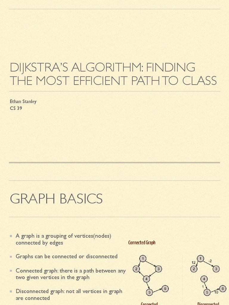 Dijkstra's Algorithm for Efficient Pathfinding | PDF | Applied ...