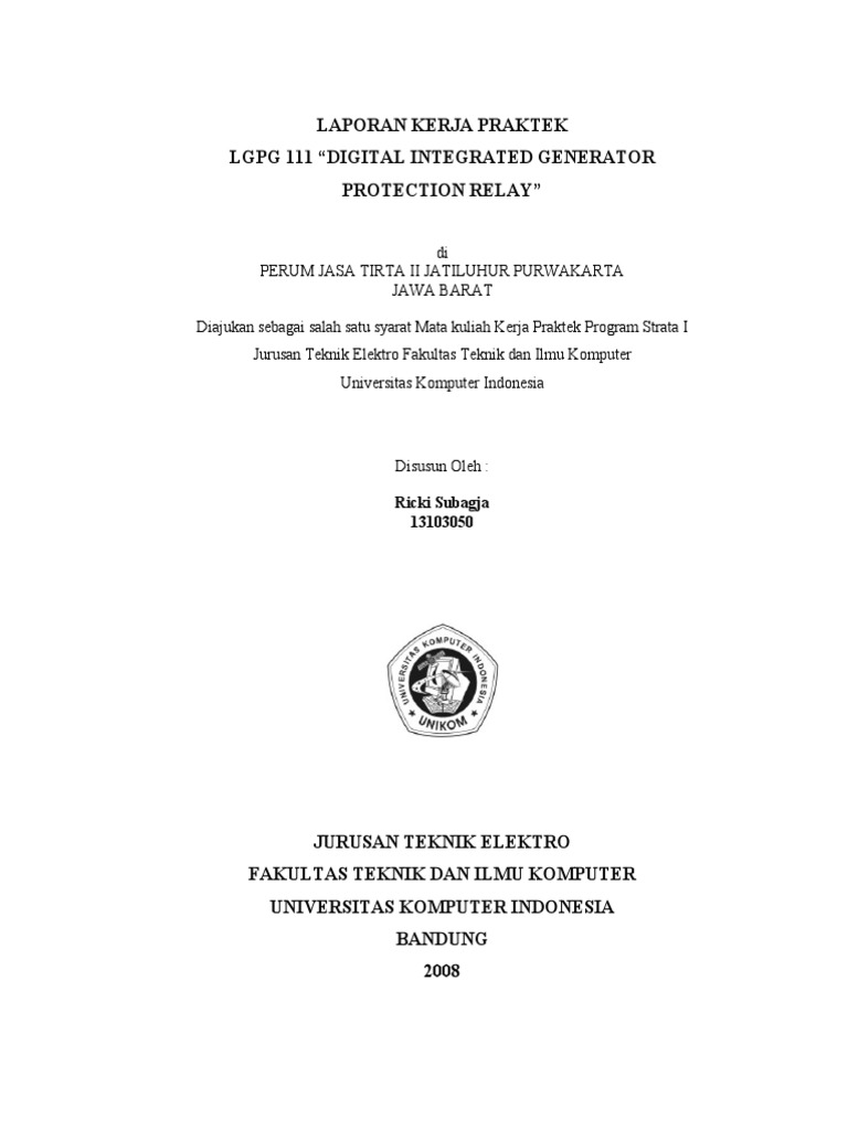 Ocr Over Current Relay Dan GFR Ground Fault Relay Sebagai Proteksi Arus ...