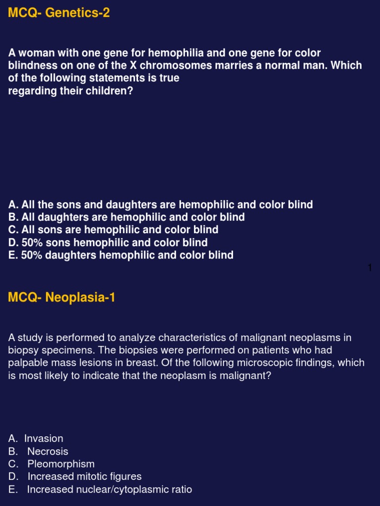 MCQ Facebook | PDF | Neoplasms | Carcinogenesis