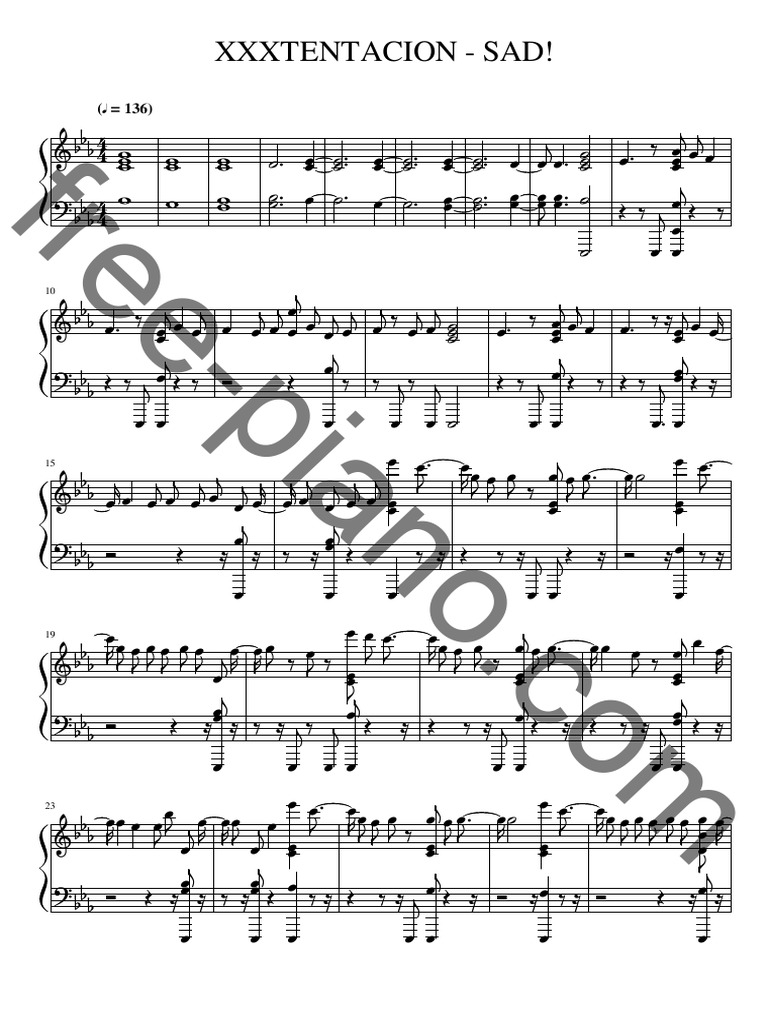 Xxxtentacion Sad | PDF