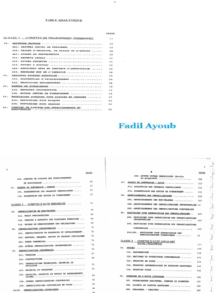 Plan Comptable Marocain Bien Expliqué PDF | PDF