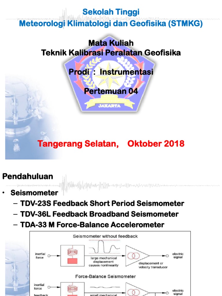 Pert 05 TKG Seismometer | PDF