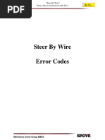 Eks5 Crane Error Codes List | PDF | Sensor | Engineering Tolerance