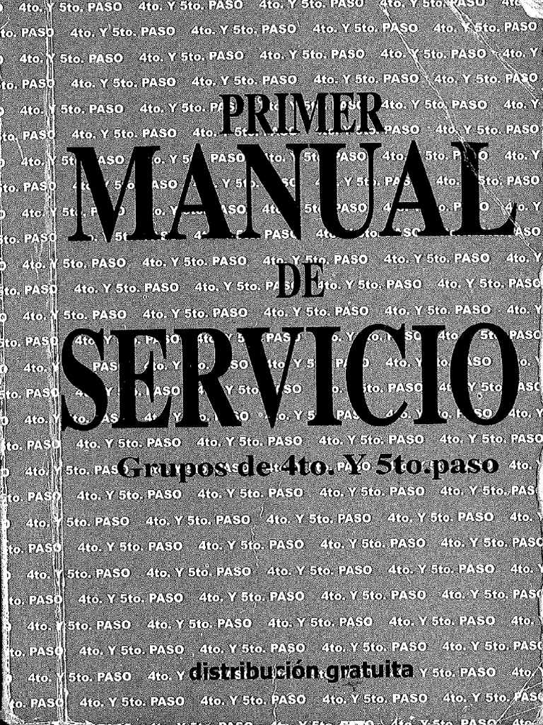 PRIMER Manual de Servicio 4TO Y 5TO PASO | PDF